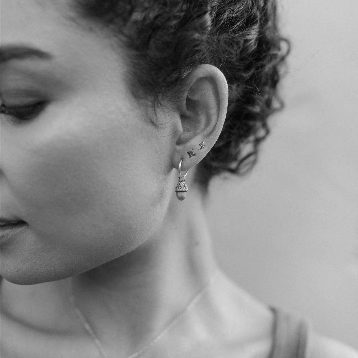 SPARKLE Tiny Hoops - Gold – Compass Rose Design