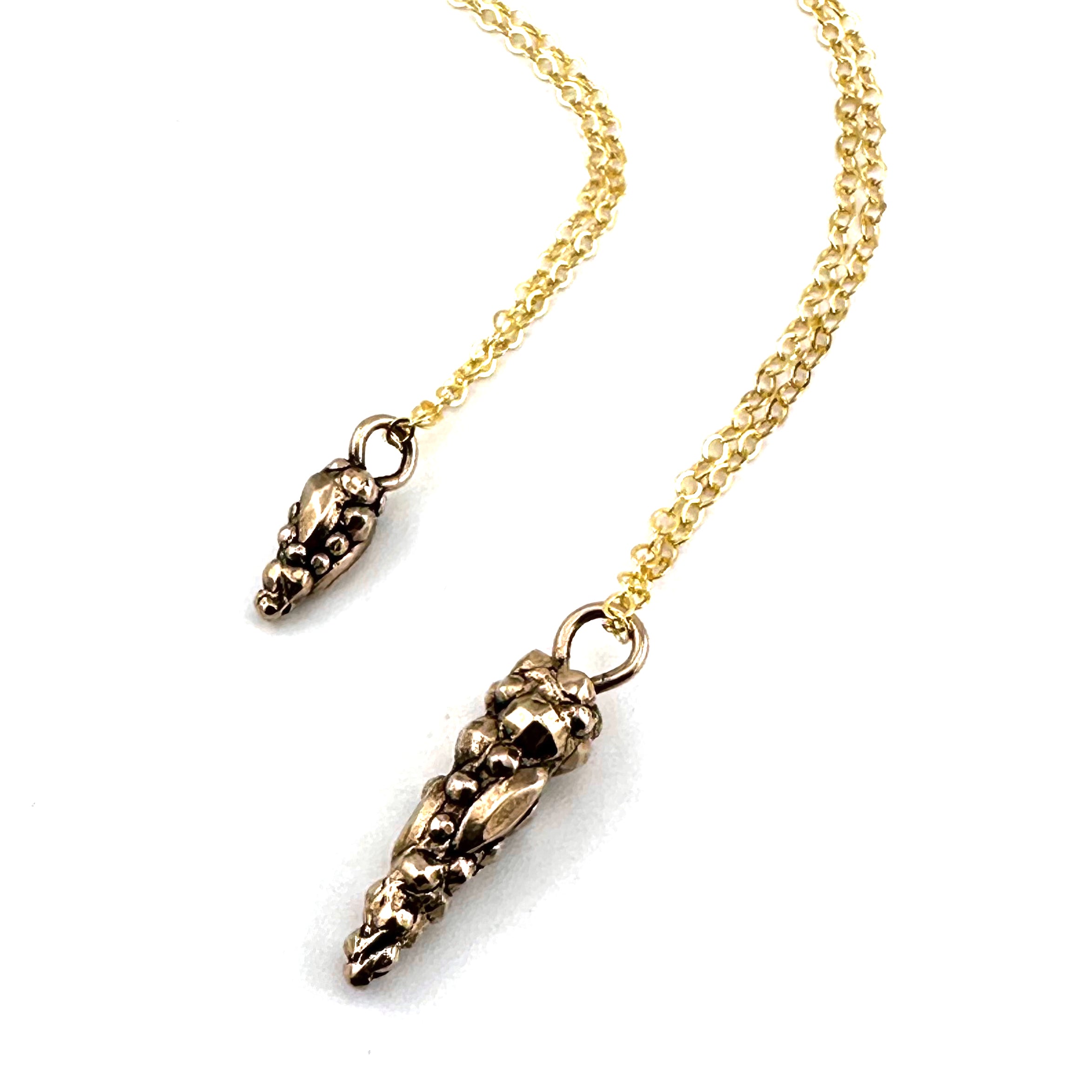 PENDULUM Necklace - Petite - Bronze – Compass Rose Design