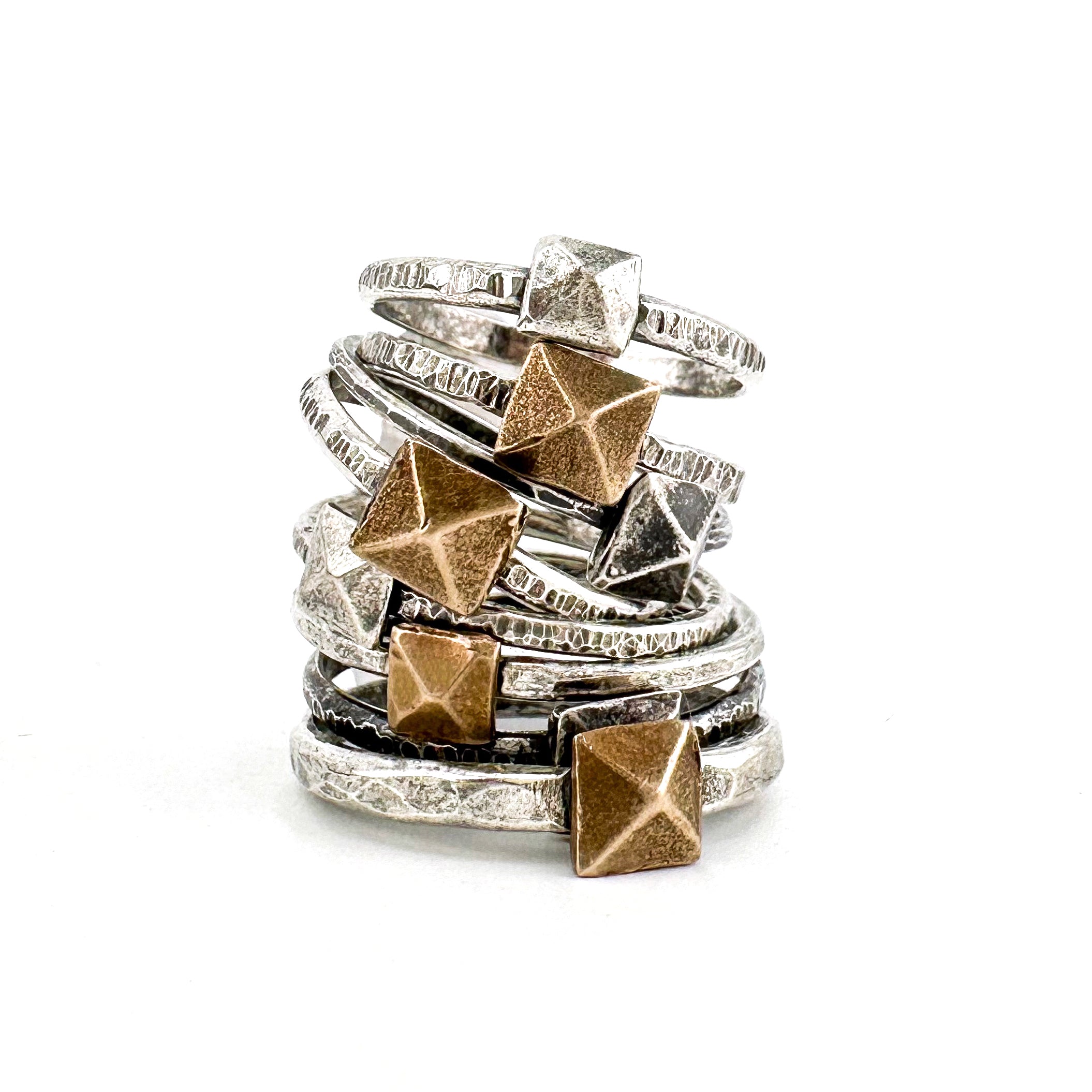 RIVET Ring - Choose Your Metal – Compass Rose Design