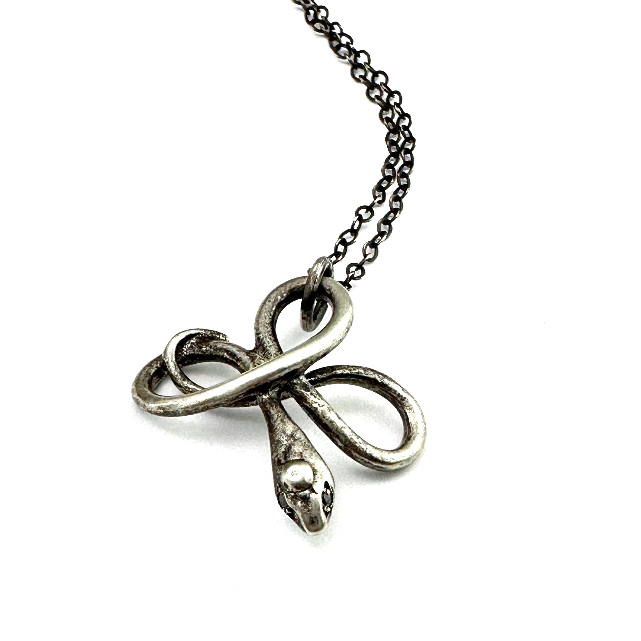Serpent Necklace - Silver – Compass Rose Design