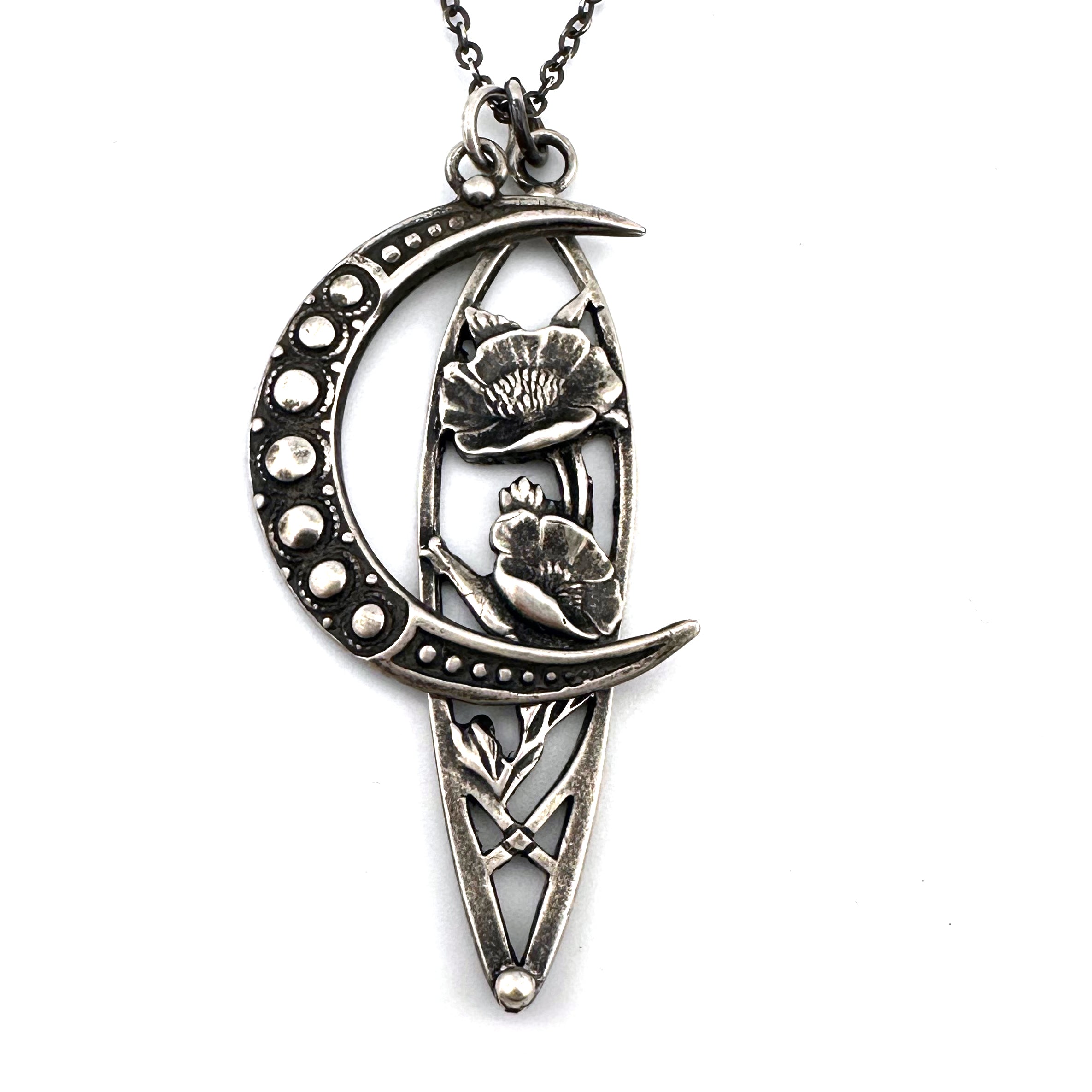 POPPY MOON Necklace Set - Silver – Compass Rose Design