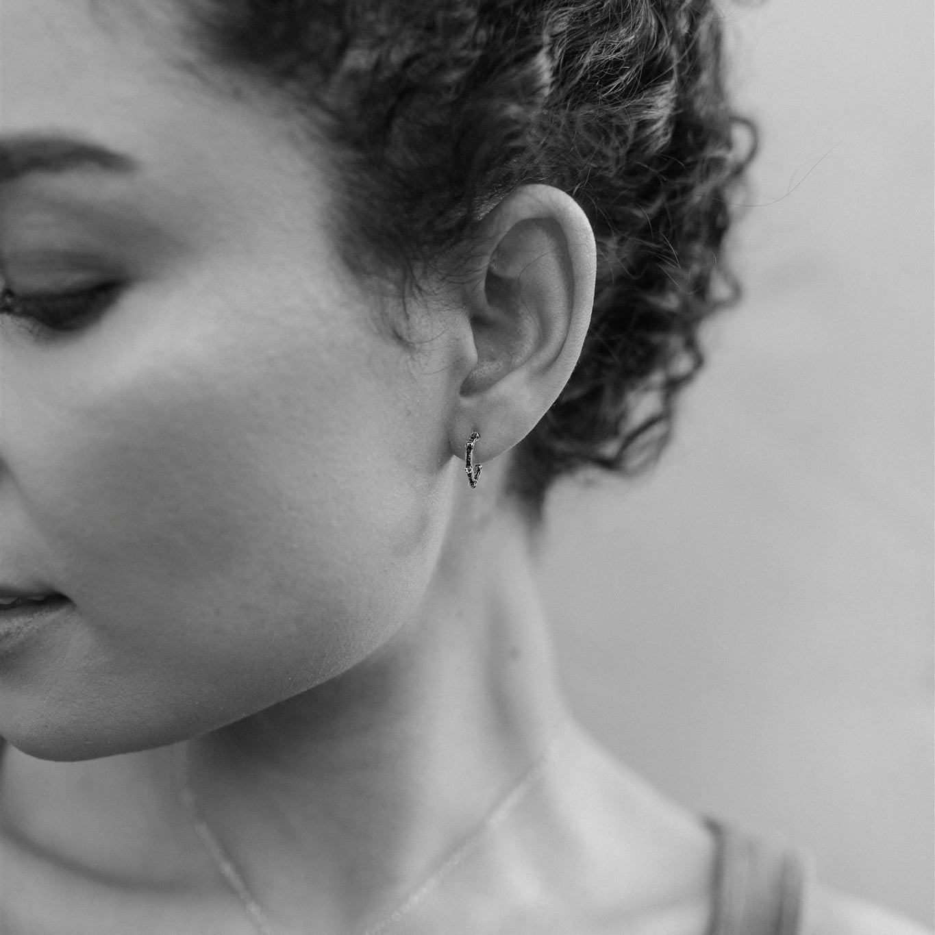 Petite RIVETED Hoops - Gold – Compass Rose Design