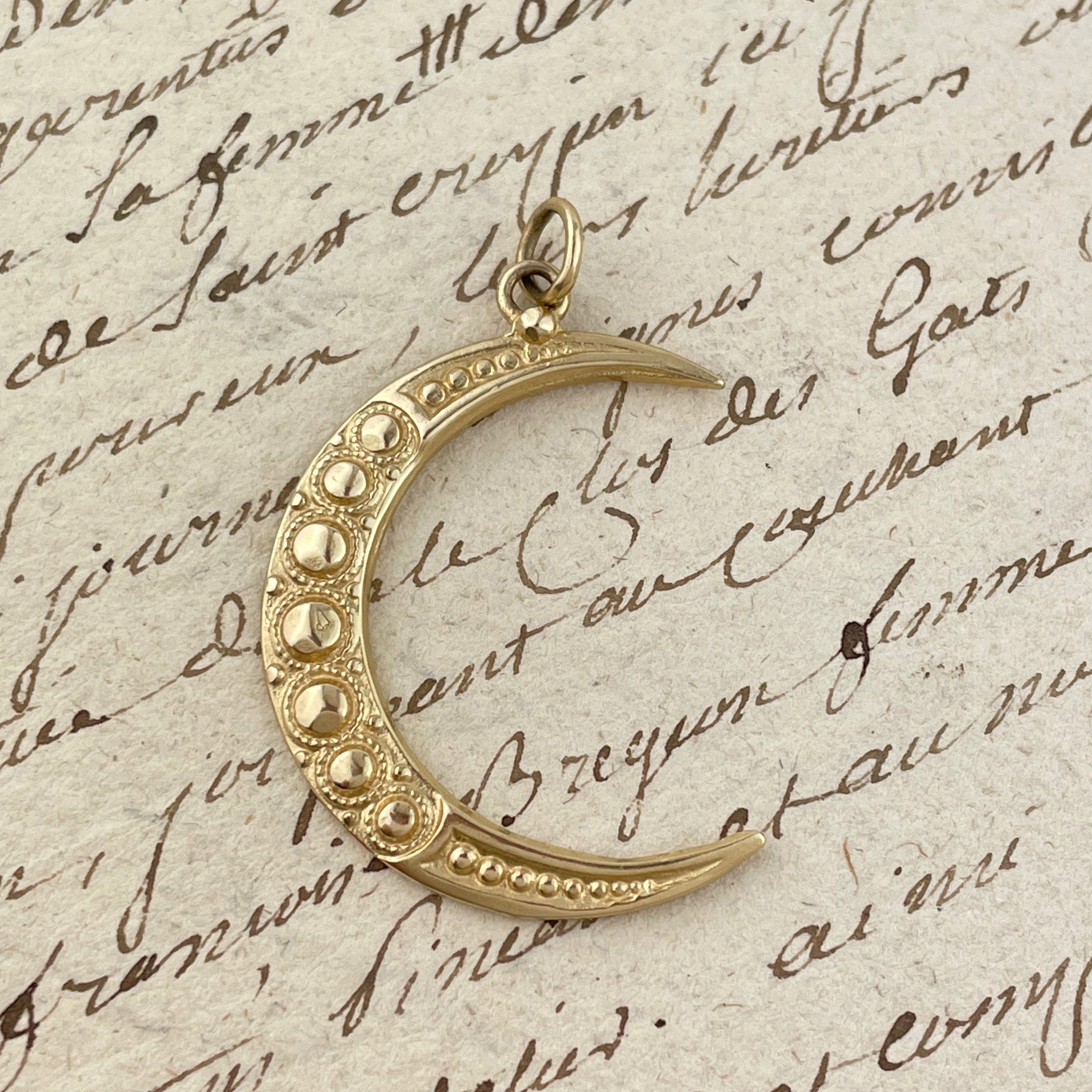 GODDESS MOON Necklace - Gold – Compass Rose Design