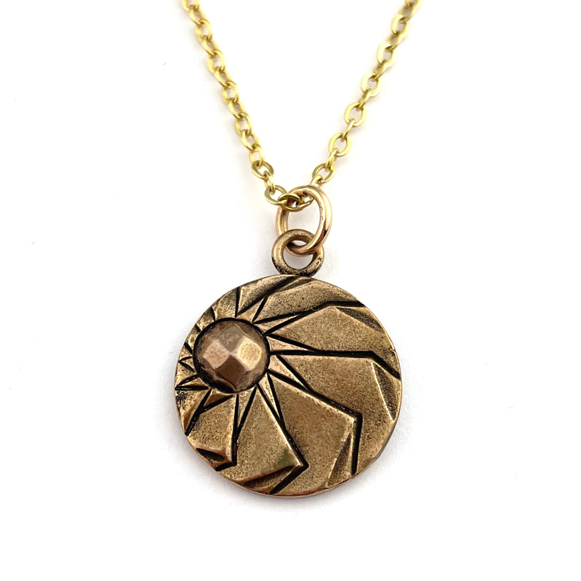 HORIZONS Necklace - Bronze – Compass Rose Design