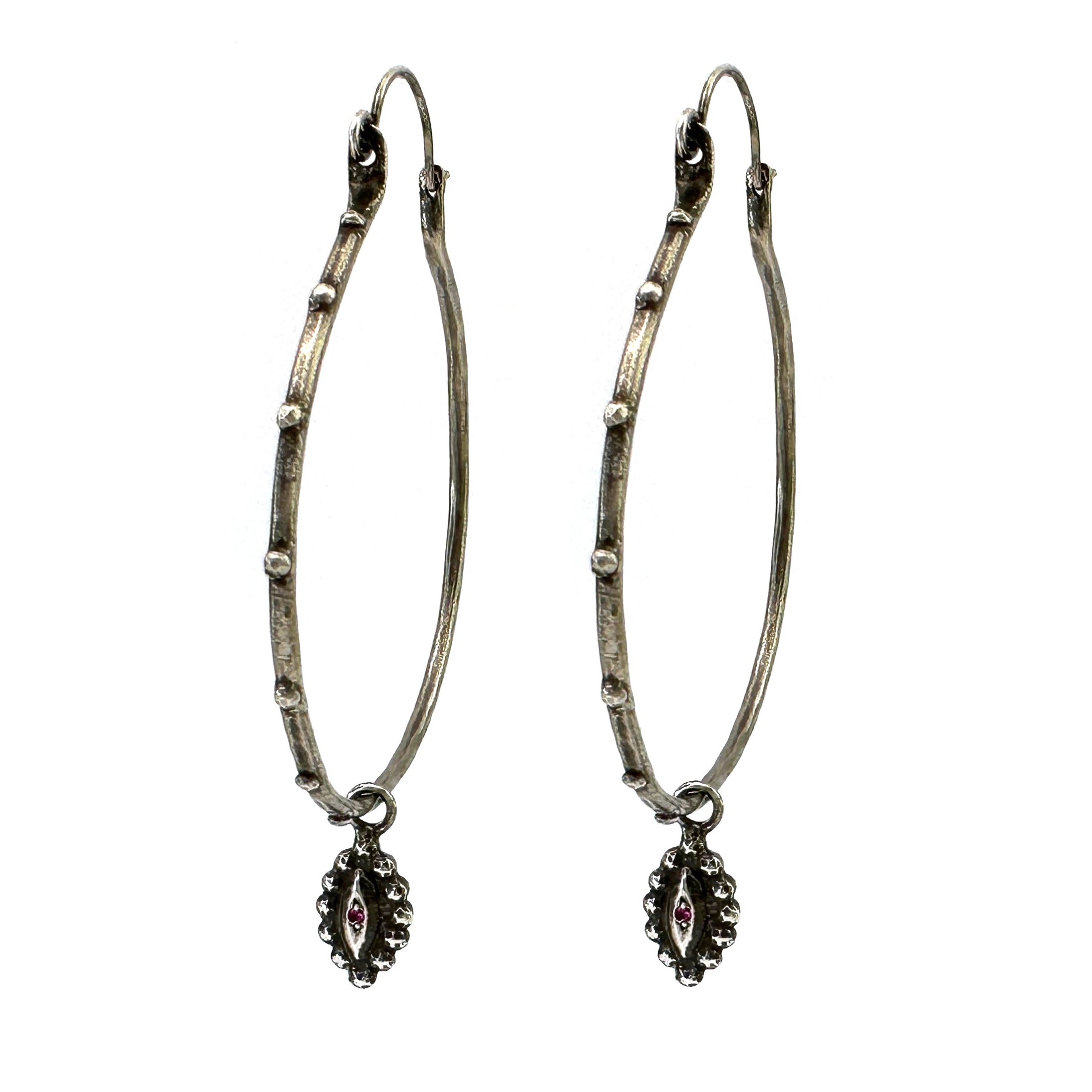 Vintage Charms & Talismans - Earrings – Compass Rose Design