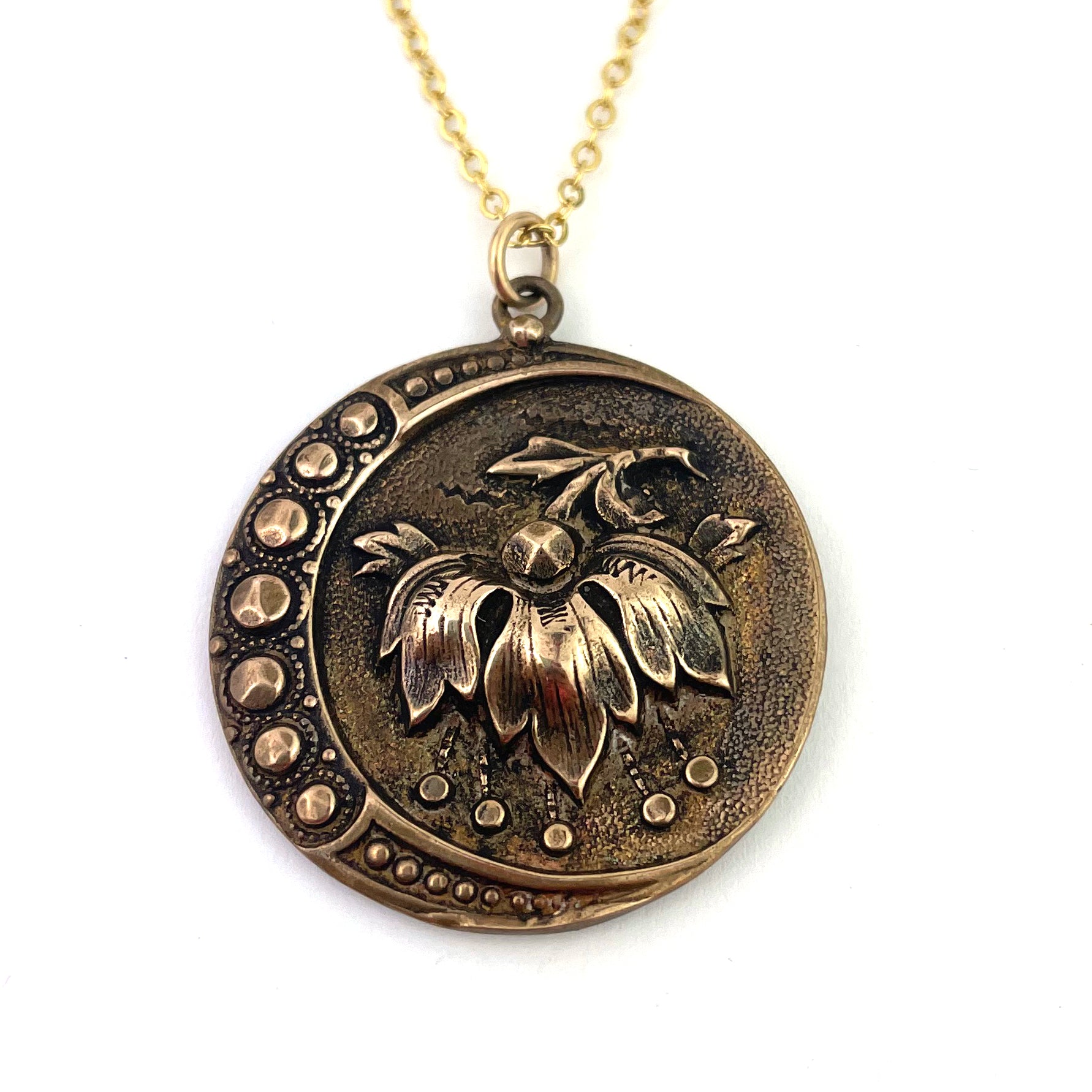 PERSEPHONE Necklace - Bronze – Compass Rose Design