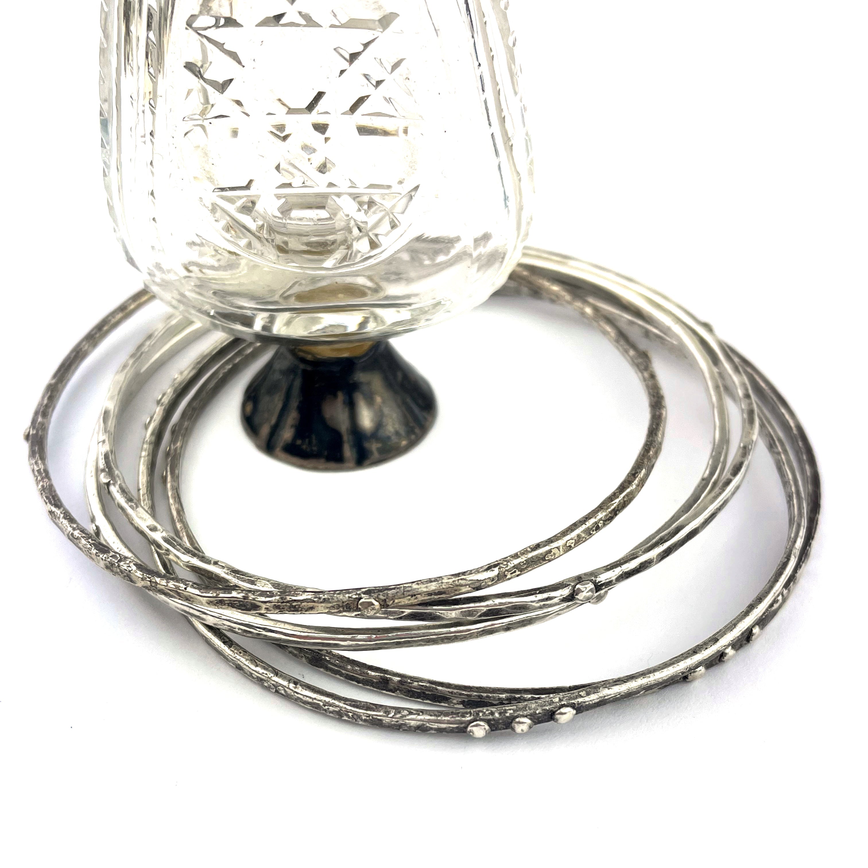 FOUR SEASONS Bracelet - Silver – Compass Rose Design